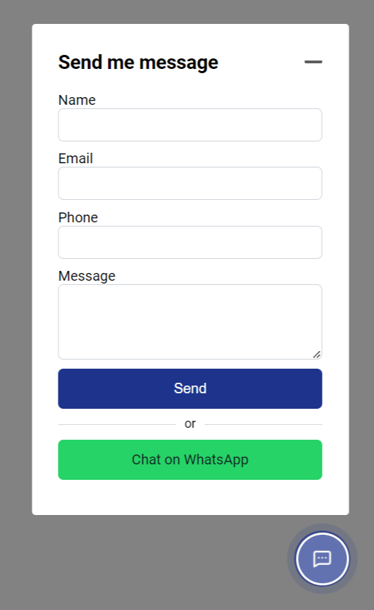 GitHub - suzonkhan/Floating-Contact-Form: The Floating Contact Form HTML is a sleek and modern ...